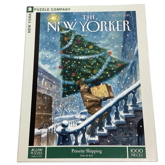 New York Puzzle Company | Games | New York Puzzle Company New Yorker Priority Shipping Jigsaw ...